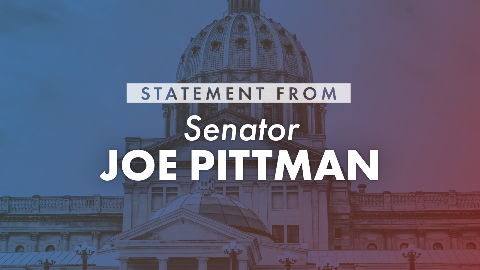 Pittman Issues Statement on Budget Negotiations - Senator Pittman
